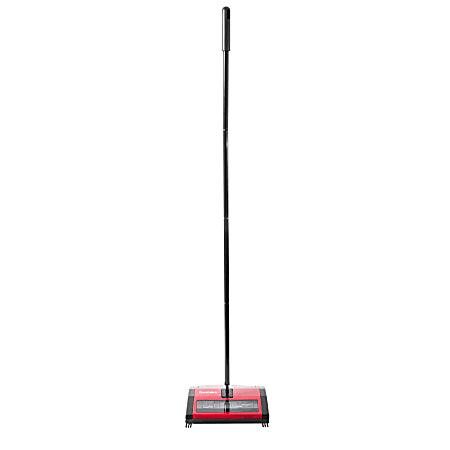 Sanitaire Commercial Upright Manual Sweeper, Red/Black SC210A