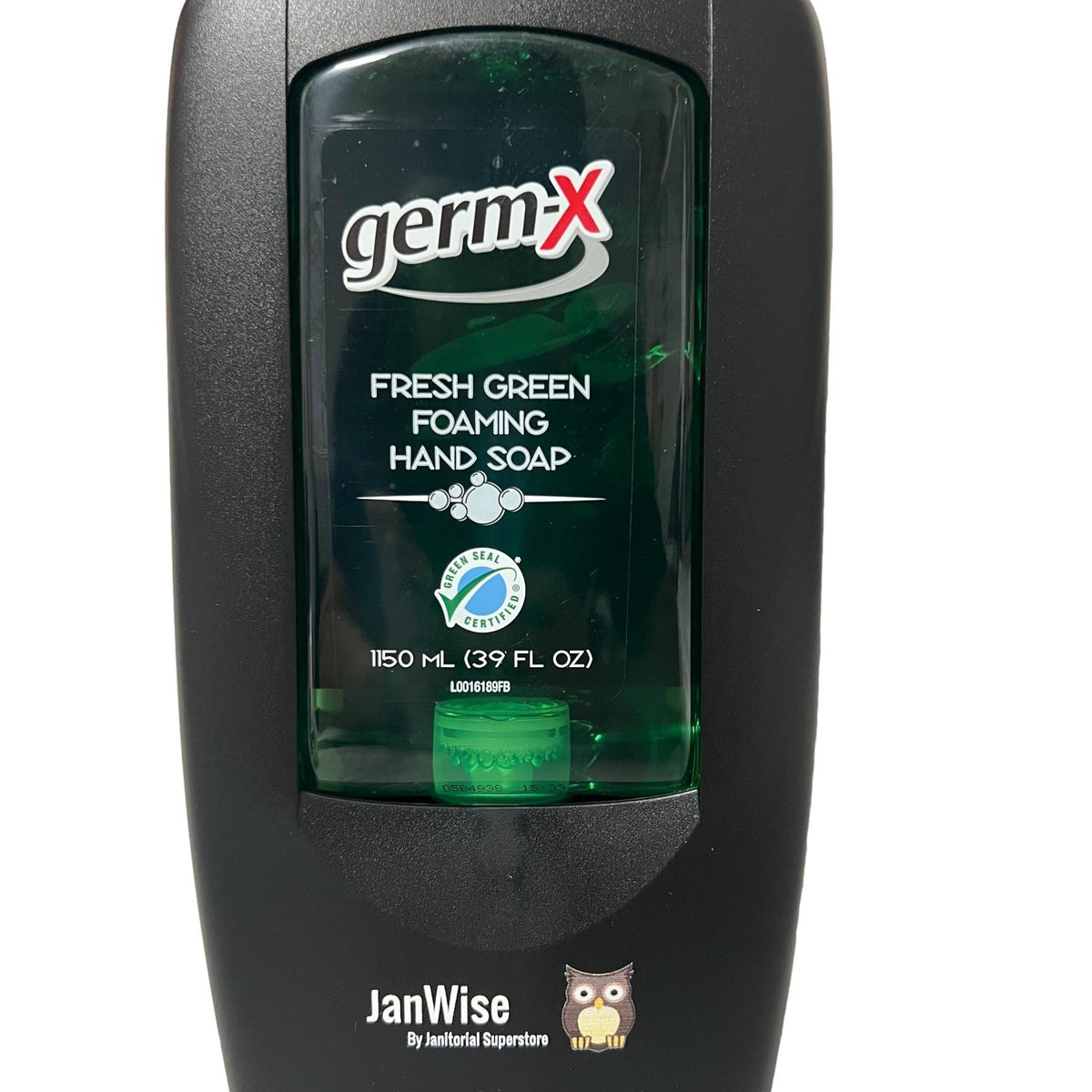 JanWise Black Auto Soap Dispenser, 1150ML (Fits Germ-X Refills ...
