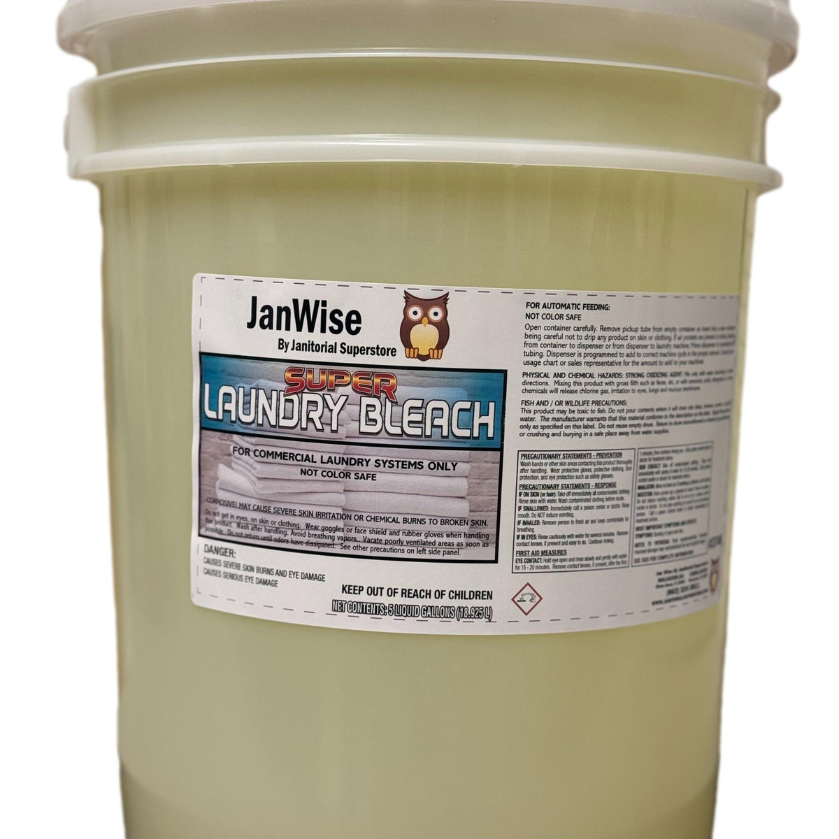 Super Liquid Laundry Bleach 5-gallon