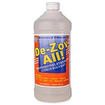 Harvard De-Zov-All Concentrated D-Limonene Cleaner; Quart — Janitorial ...