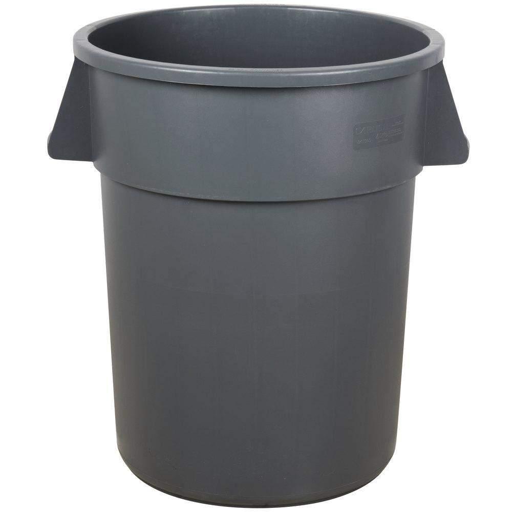 55 Gallon Gray Trash Can – Janitorial Superstore