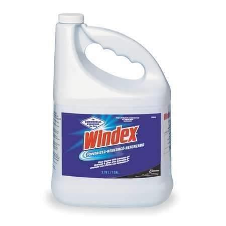 Windex® Glass Cleaner Powerized with Ammonia-D® - 1 Gallon, 4 Cs (6965 ...